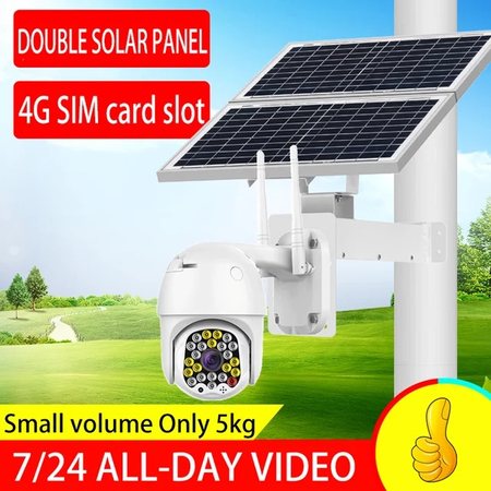 4G солнечная камера наблюдения. Новая. Solar PTZ camera.