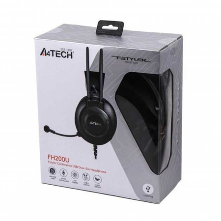 Проводные наушники A4TECH FH200U (Black-Grey, Black-Blue)
