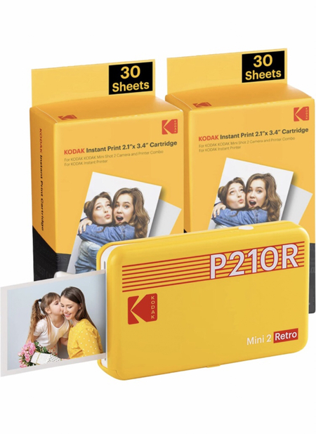 Kodak Mini 2 Retro P210R Портативный фотопринтер.