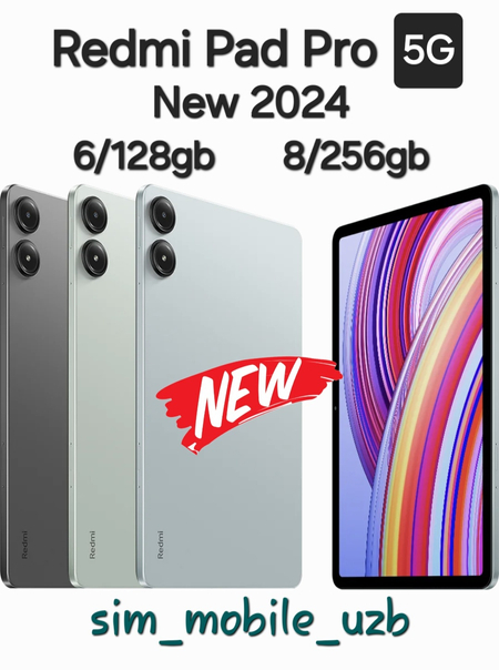 Redmi Pad Pro 5G 2024 Super Skidka+Garantiya+Dastavka