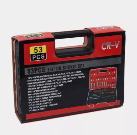 Asboblar to'plami 53 Soketset

O'z sohasidagi professional, avtomexani