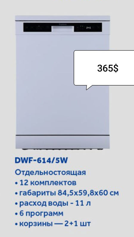 Посудомойка Бирюса NEW 2024