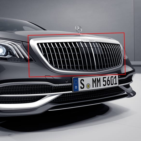 Mercedes Benz Maybach W222 облицовка решетка радиатора