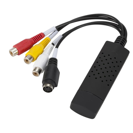 USB адаптер для видеозахвата 2.0, монтаж, захват видео от VHS касет
