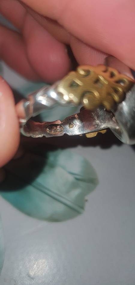 Серебряное кольсо 925 Proba