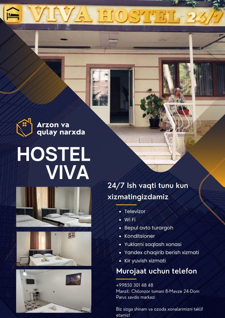 Hostel Viva arzon narx
