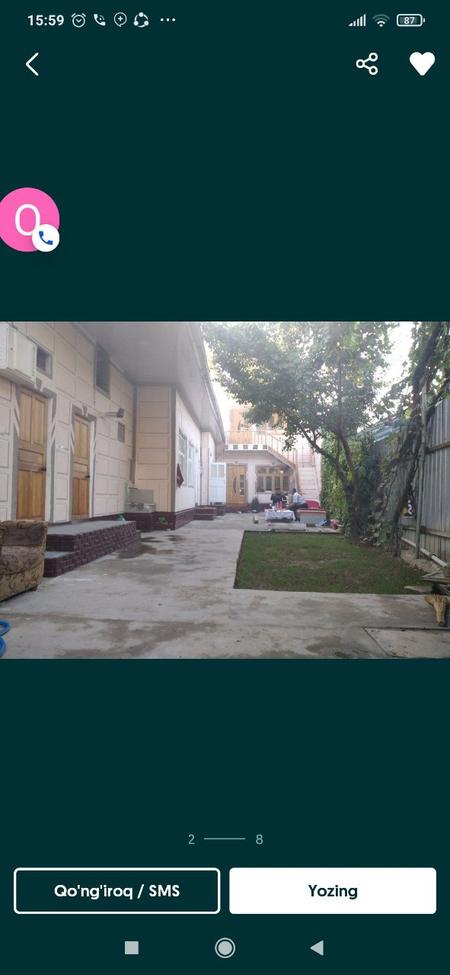 Uy toliladi 2etashkali remonti ortacha