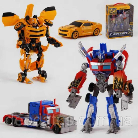 трансформер Оптимус Прайм Бамблби W8824A Optimus Prime Bumblebee