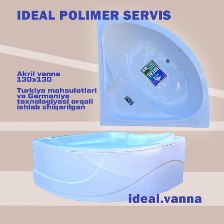 Akril vannalar optom narxlarda 100 100 razmer