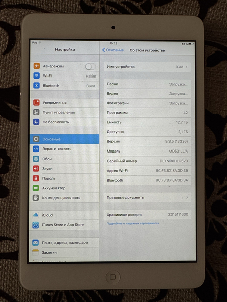 iPad mini model A1432 16gb