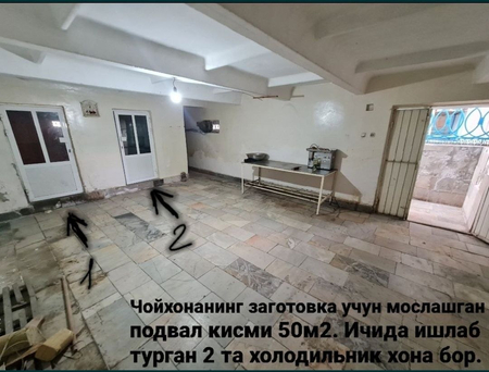 Чойхона + 4 та дукон Сотилади. Бунака чиройли нарх тополмайсиз