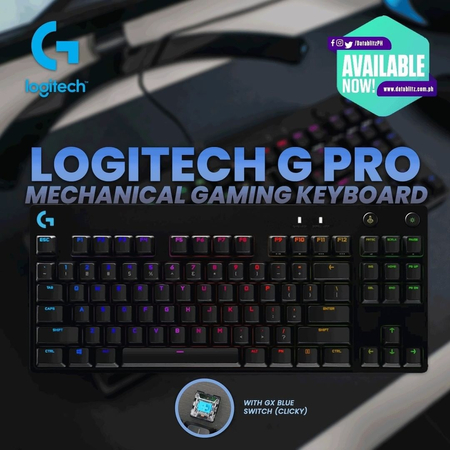 СКИДКА! Logitech G PRO TKL Black Механическая Клавиатура RGB