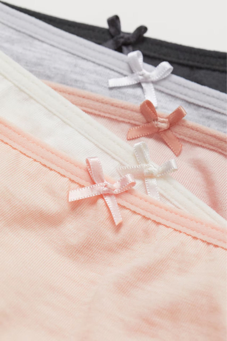 Комплект детских трусов для девочки H&M Англия 4-6лет в наборе 10 штук