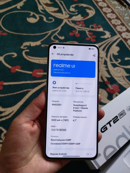 Realme gt 2pro 12.256 Snapdragon 8 Gen 1 mobile