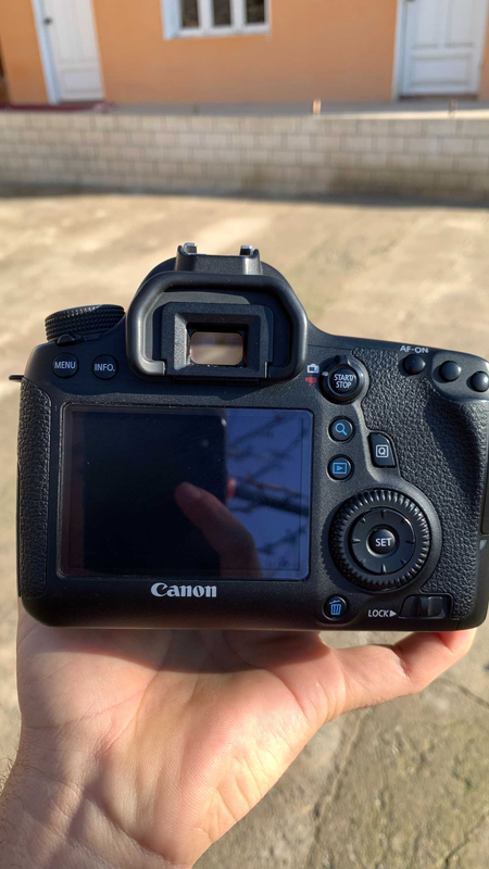Canon 6D + 24-105 Usm obyectivi bilan + document karobka