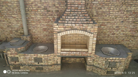 Kamen barbikyu o'chaq mangal galan pechkalar qurish xizmati bor.