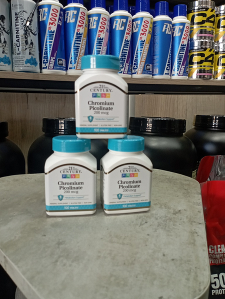 Chromium Picolinate 21 century 200 mcg 100 tablets