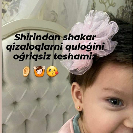Quloq teshish sifatli va og\\\'riqsiz apart yordamida