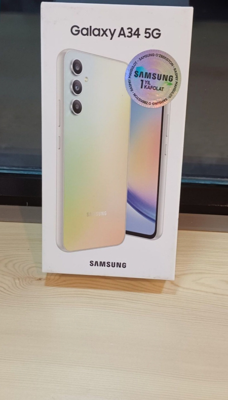 Samsung A34 8/256 yengi ishlatilmagan
