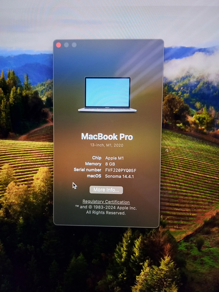 Macbook Pro 13 8/512
