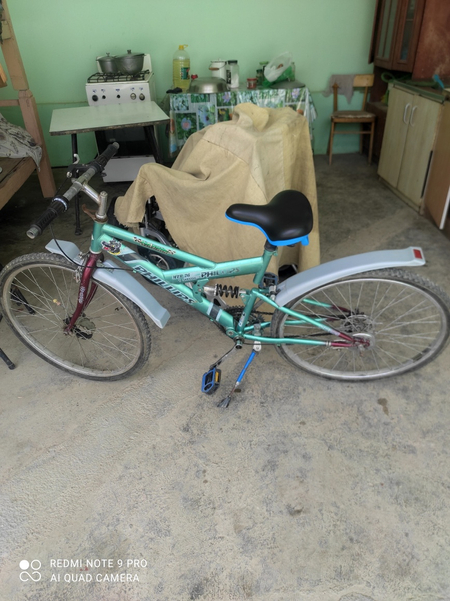Velosapet ilgari va pedali yangi