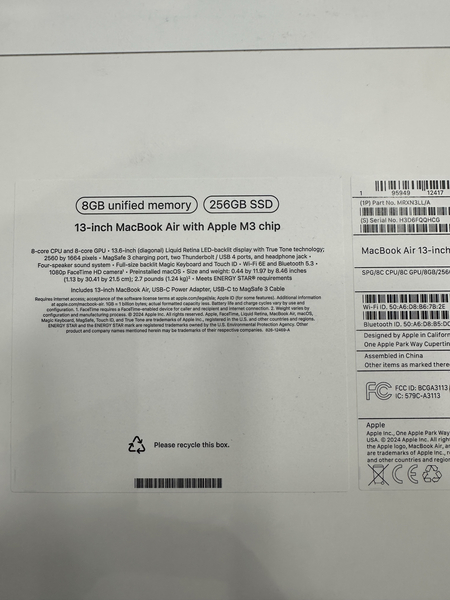 MacBook Air 13 M3 2024 Новый