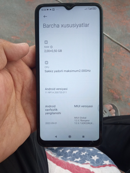Xiomi telefon  100 birmilion yangi