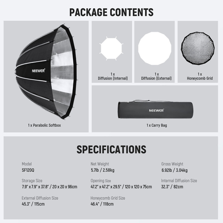 Parabolic softbox | Софтбокс | octobox | godox | amaran | apature |