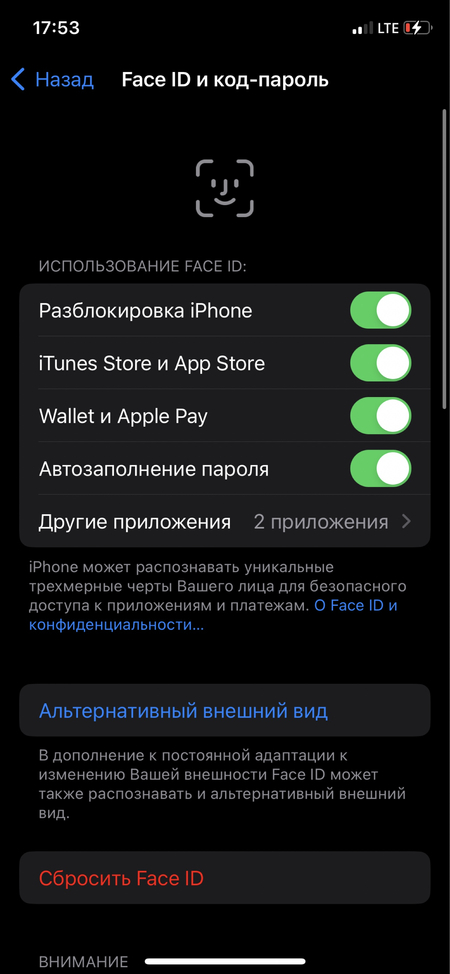 Iphone x 256gb xolati ideal  face id ishlidi