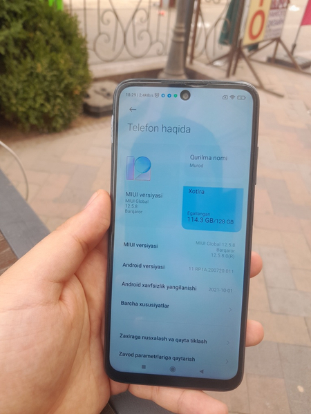 Redmi note 11 4g 128/6gb  karobka dak bor