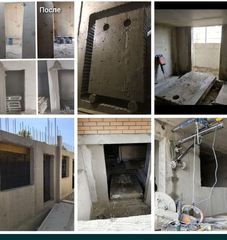 Almazniy reskada beton kesish almaznida beton teshish beton buzish xiz