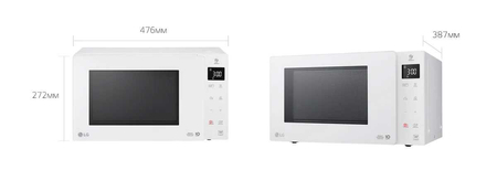 Микроволновая печь LG,гриль,23 л,инвертор,белая.