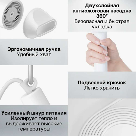 Фен для волос Mi Ionic Hair Dryer  H300