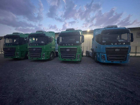 Седельный газовый тягач CAMC H9 CNG (подушка, новая кабина VOLVO)