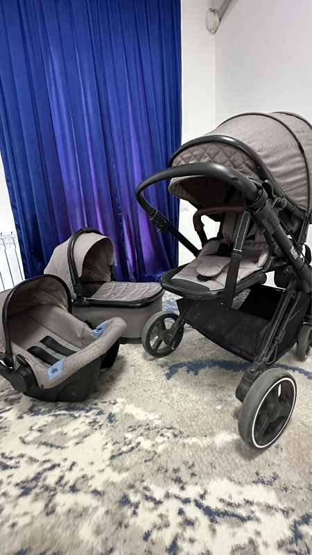 Коляска Nuovita Edel 3 в 1 с автокреслом