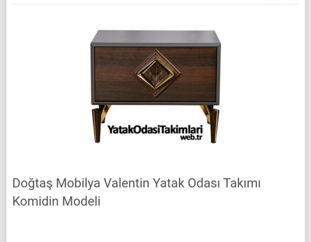 Doğtaş Mobilya Valentin Спальный гарнитур Модель тумбочки