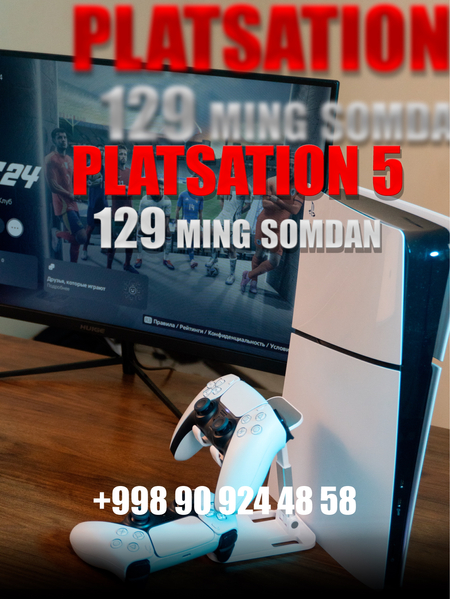 Playstation 5 arenda 129 mingsomdan! Новый плейстейшн в аренду