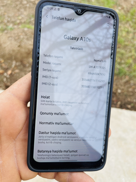 Samsung A10s 32GB srochni sotiladi