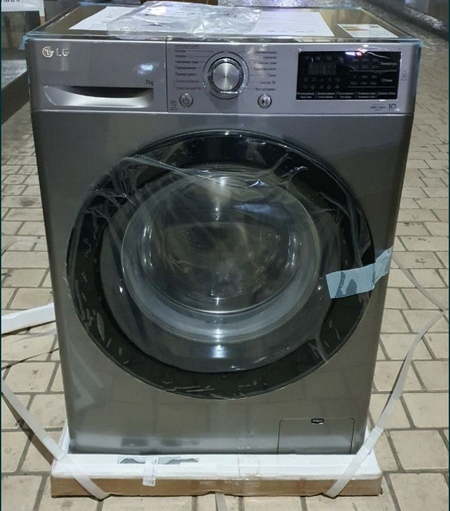LG (7кг) стиральная машина Inverter Direct Drive+функция пара Доставка