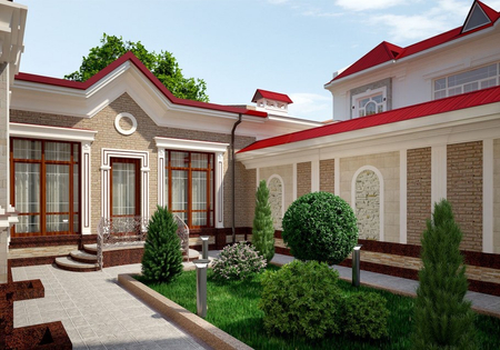 Газон , Ландшафт , поливная система