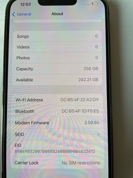 Iphone 13pro 256gb