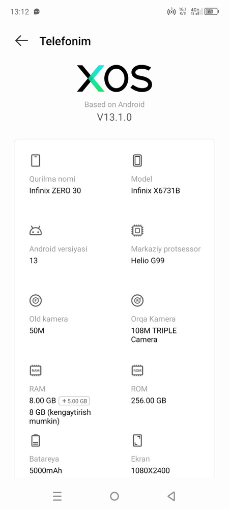 Infiniks zero 30