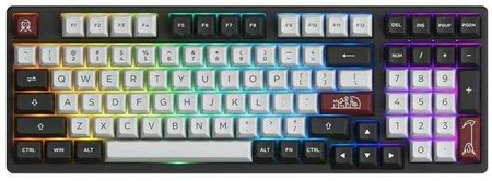 Клавиатура AKKO 3098S RGB Dracula Hotswappable [CS Silver]