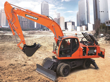 Колесный экскаватор Doosan DX210WA 1.17m3 в наличии!