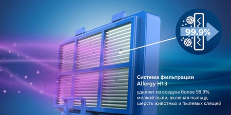 Безмешковый пылесос Philips PowerPro Compact FC9351/01