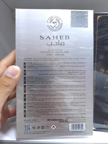 Saheb eau de Parfum