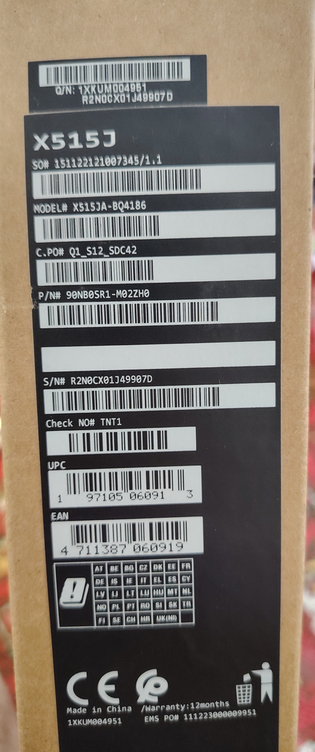Noutbook Asus x515J