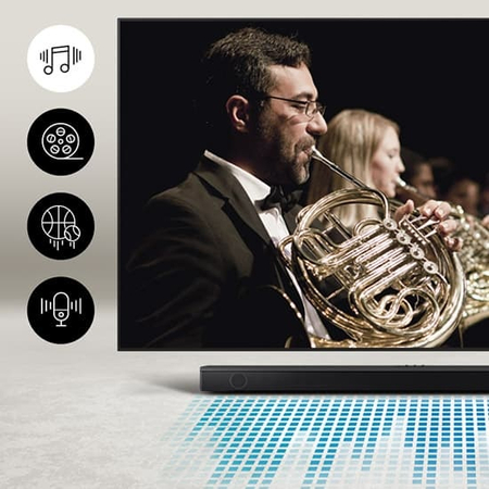 Саундбар Samsung HW-B650 dolby audio DTS bluetooth 3.1 (2022)