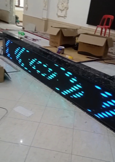 Led  Ekran  ustanovka  new