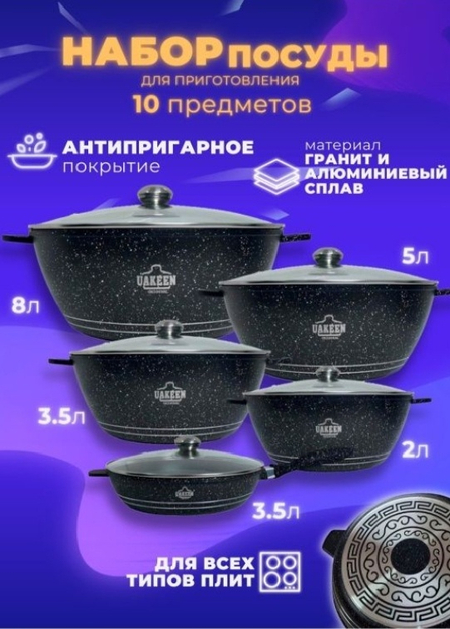 Набор кастрюль Акция